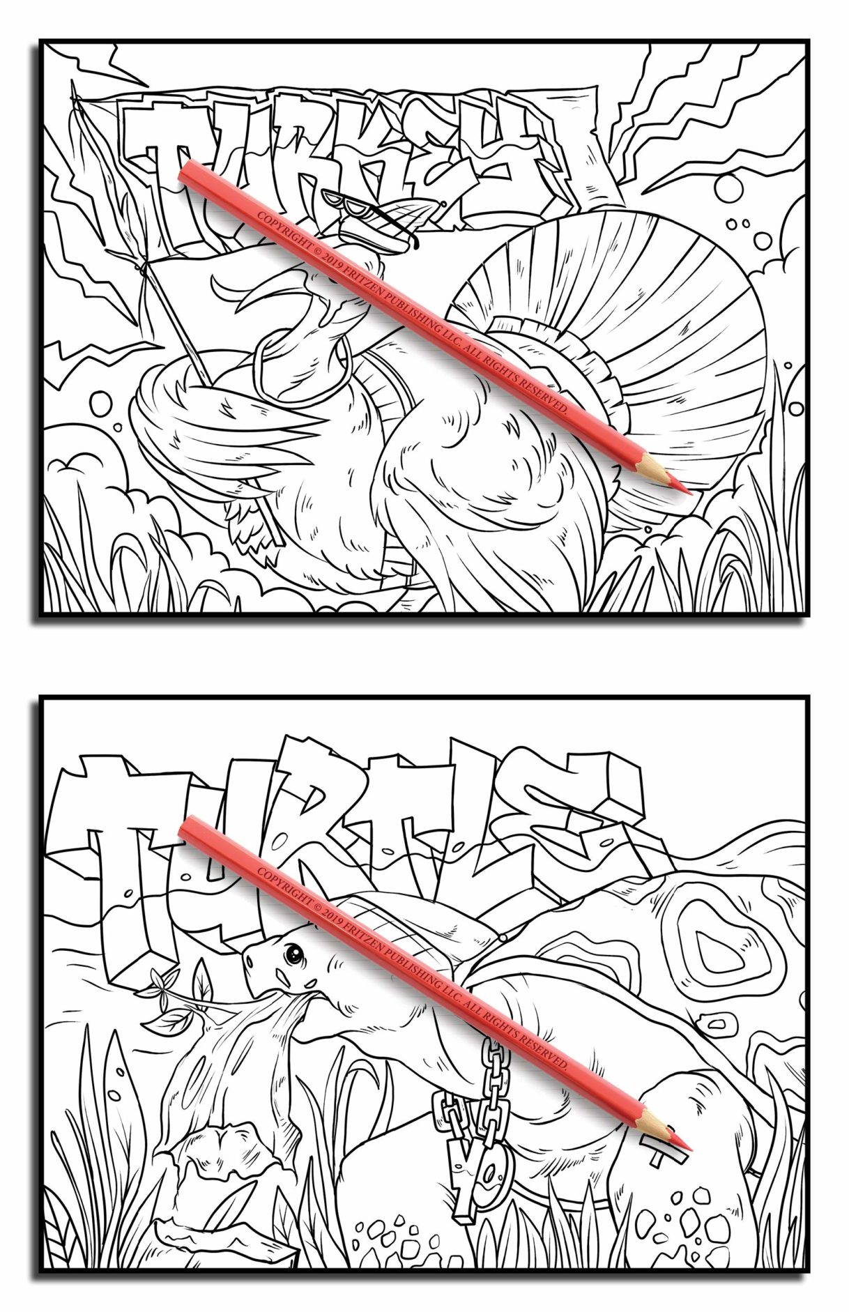 The Best Street Art Coloring Books for Kids and Adults! – SPG Family ...