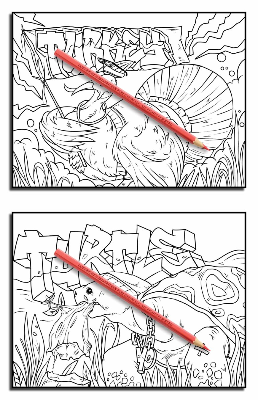 The Best Street Art Coloring Books for Kids and Adults! – SPG Family ...