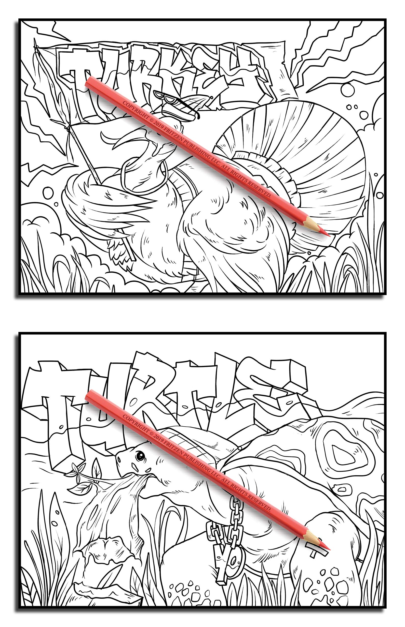 The Best Street Art Coloring Books for Kids and Adults! – SPG Family ...