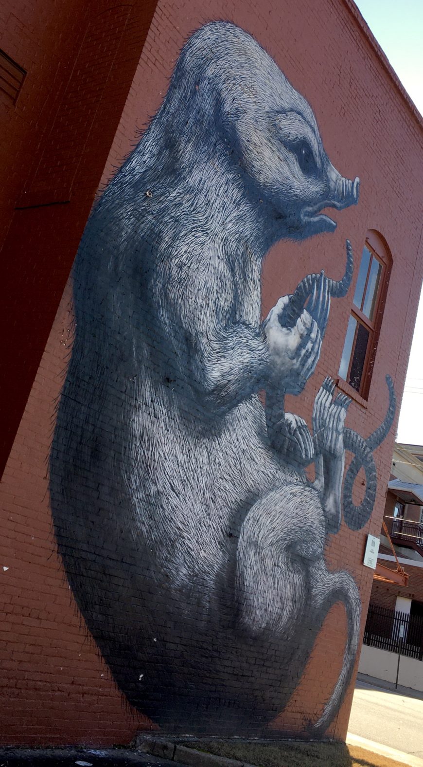 The Mole by ROA – The Unexpected Project – Fort Smith, Arkansas – 12/01 ...
