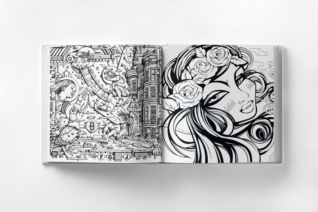 The Best Street Art Coloring Books for Kids and Adults! – SPG Family ...