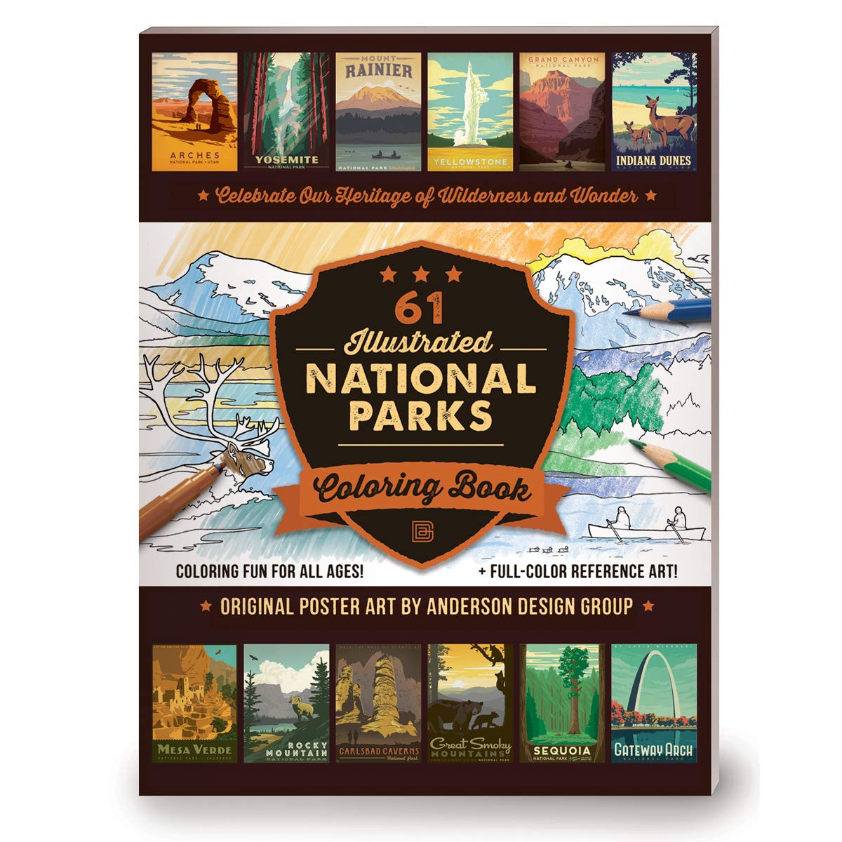 National Park Coloring Books – Great for Both Junior and Not-So-Junior ...
