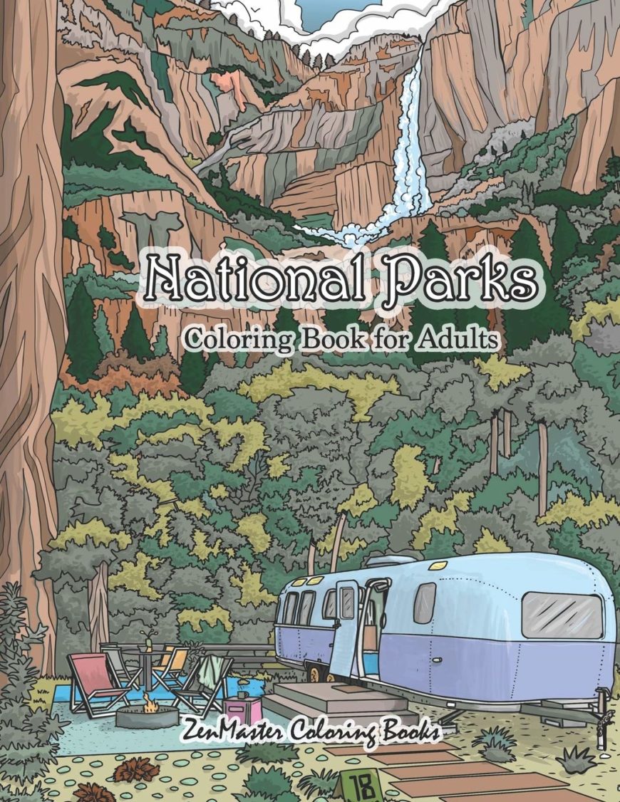 National Park Coloring Books – Great for Both Junior and Not-So-Junior ...