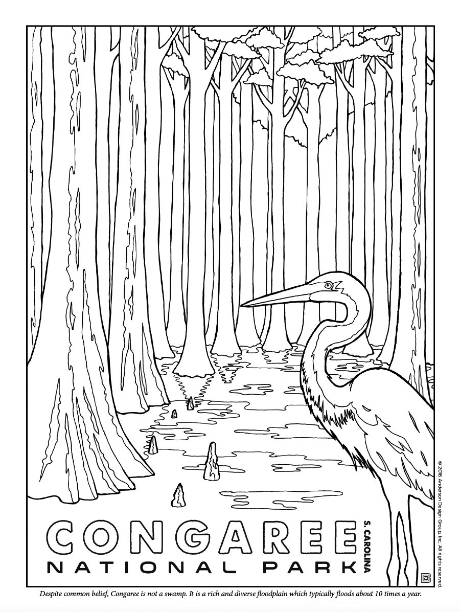 National Park Coloring Books – Great for Both Junior and Not-So-Junior ...