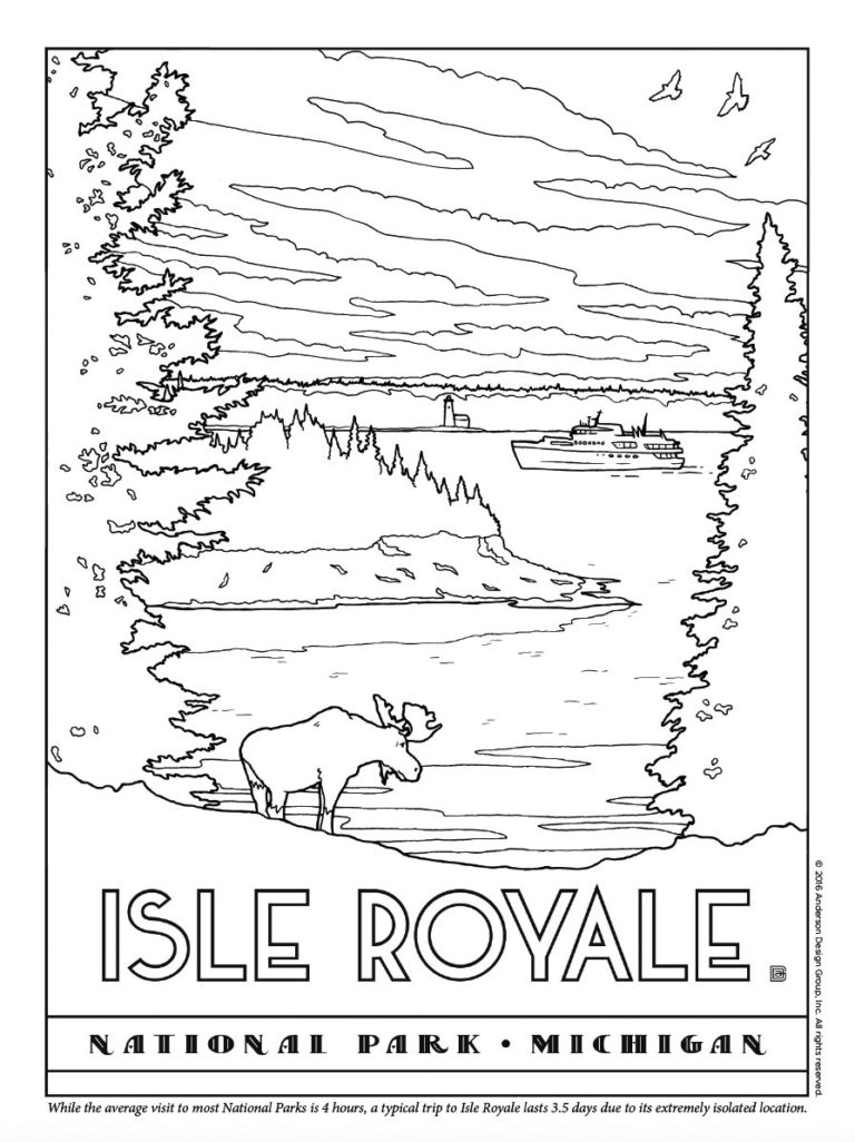 National Park Coloring Books – Great for Both Junior and Not-So-Junior ...