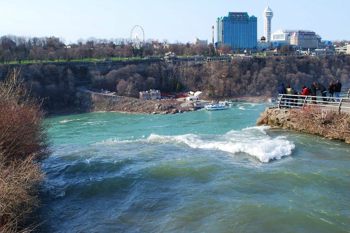 American Falls and Bridal Veil Falls – Luna Island – Niagara Falls, New ...