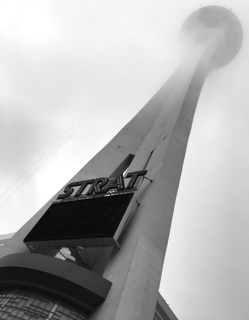 A Foggy Day on the Strip – The STRAT Hotel, Casino & SkyPod – Las Vegas ...