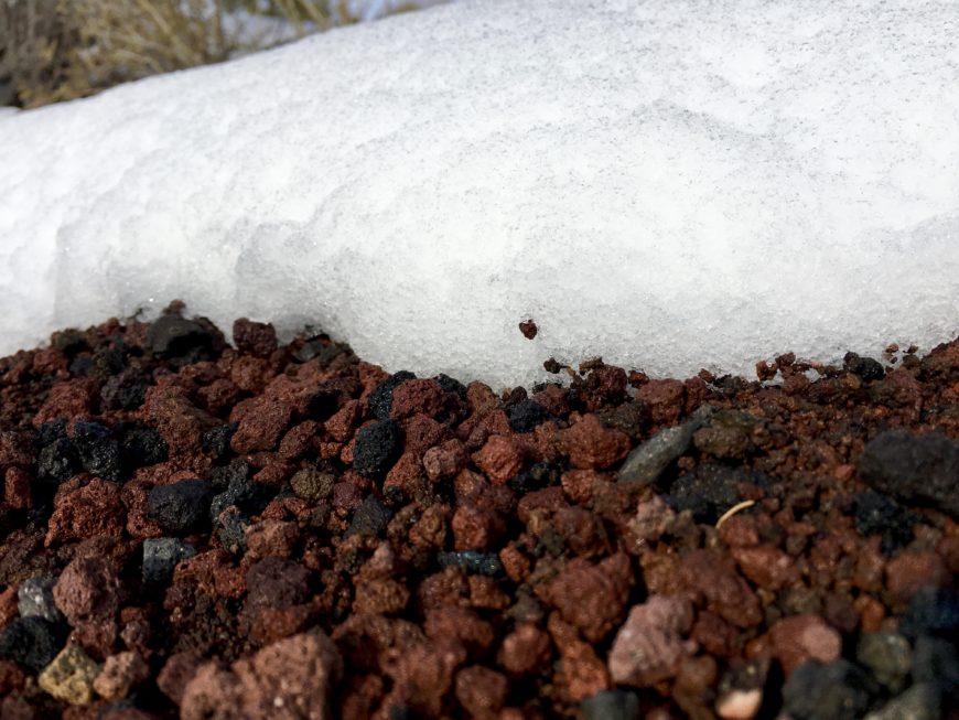 Throwing Snowballs on the Lava Flow Trail – Sunset Crater Volcano ...