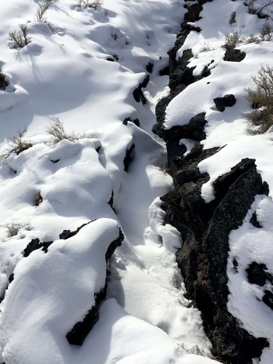 Throwing Snowballs on the Lava Flow Trail – Sunset Crater Volcano ...