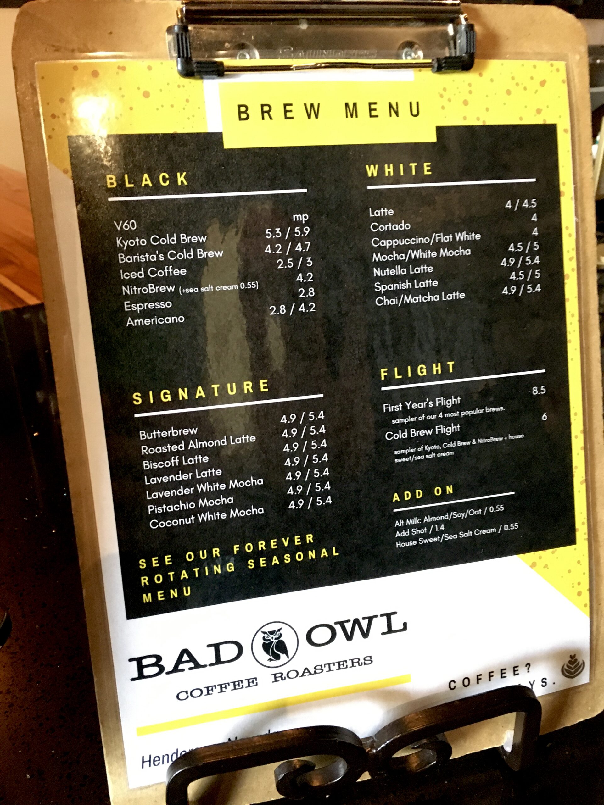 Bad Owl Coffee Roasters – A Harry Potter Themed Coffee Shop – Henderson ...