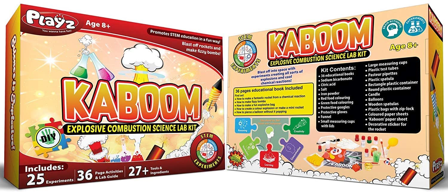 Chemistry: KABOOM Explosive Combustion Science Lab Kit – SPG Family ...