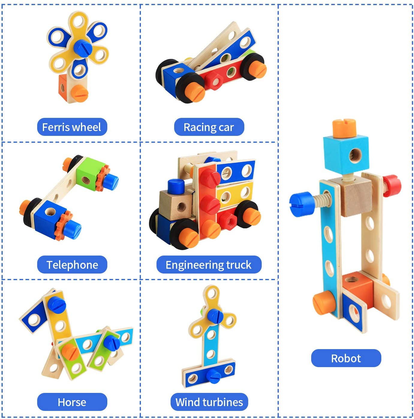 Creative Play Construction Fun: Ohuhu Tool Bench Set Kids (89 Piece Set ...