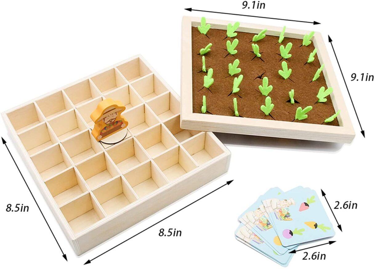 Life’s a Garden Dig It: MerryHeart Wooden Carrot Harvest Toy Color ...