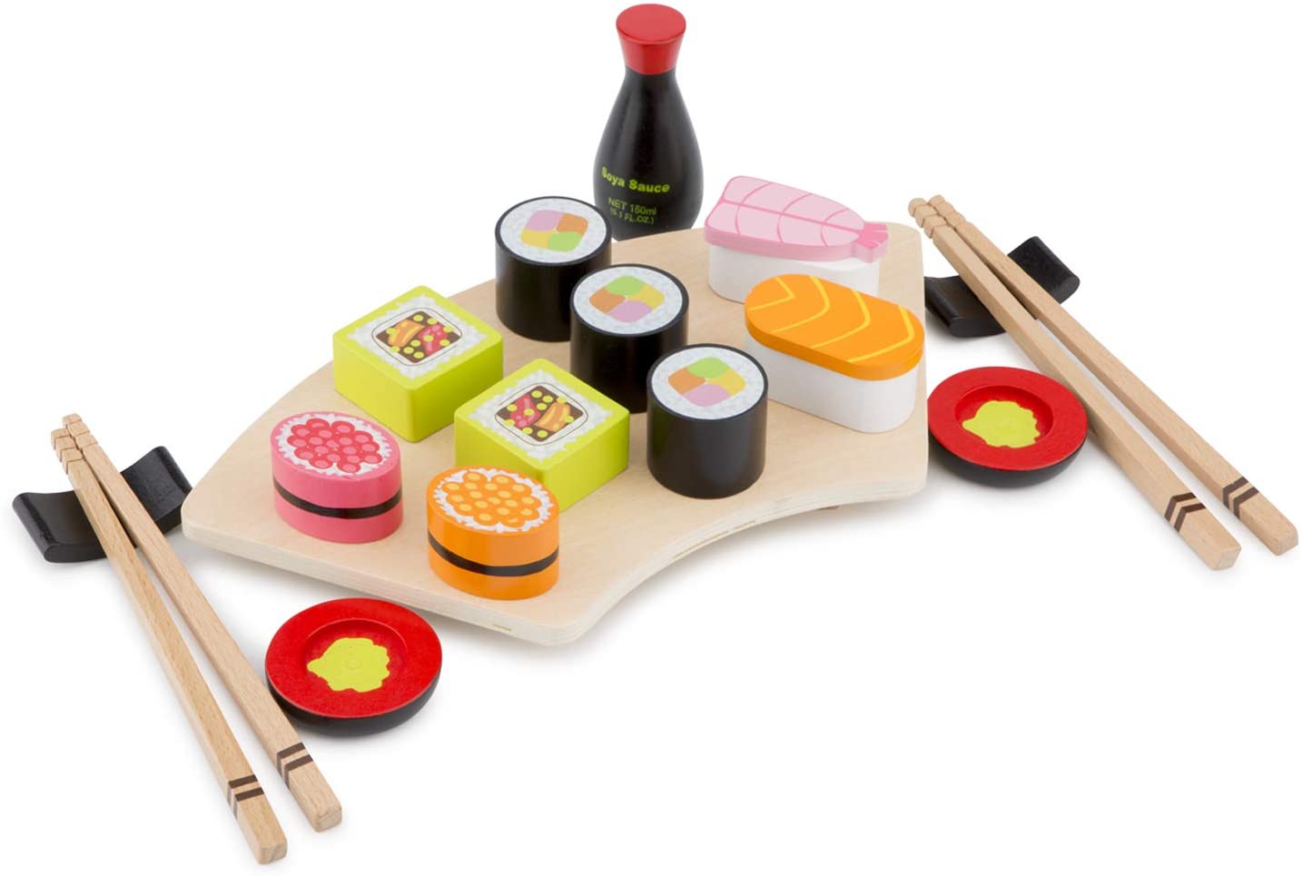 Creative Play Kitchen Fun: New Classic Toys Wooden Pretend Play Sushi ...