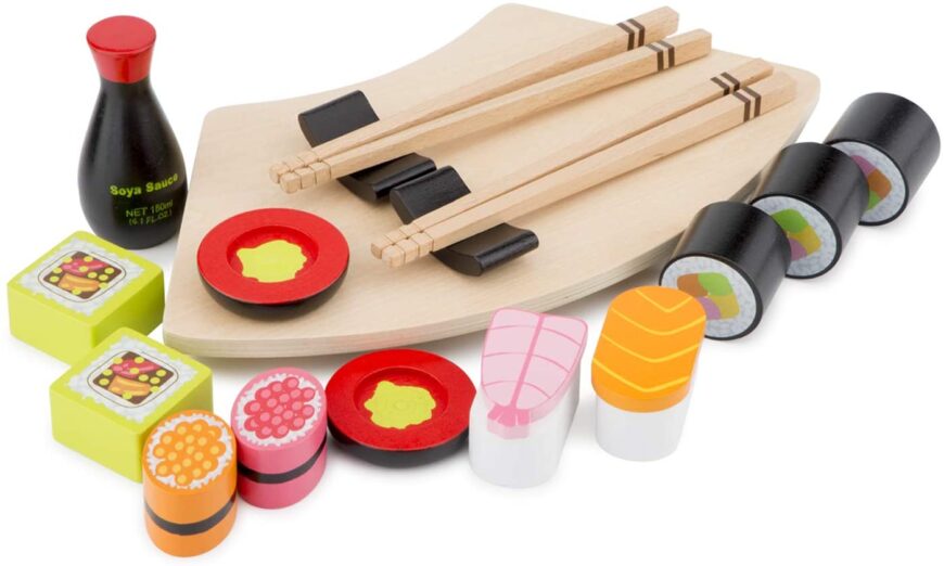 Creative Play Kitchen Fun: New Classic Toys Wooden Pretend Play Sushi ...