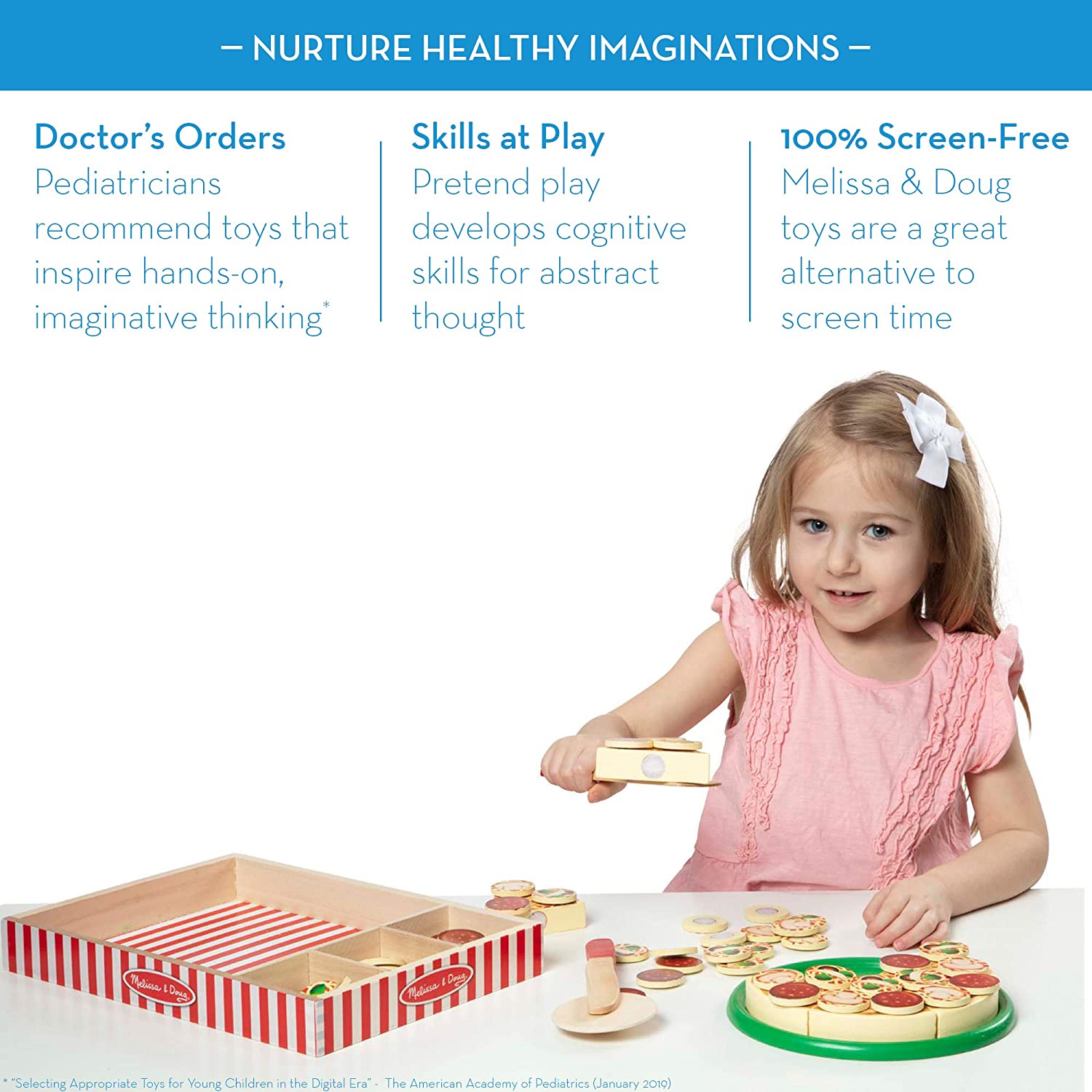 Brain Food: Pretend Pizzeria – Melissa & Doug 63 Piece Pizza Party Play ...