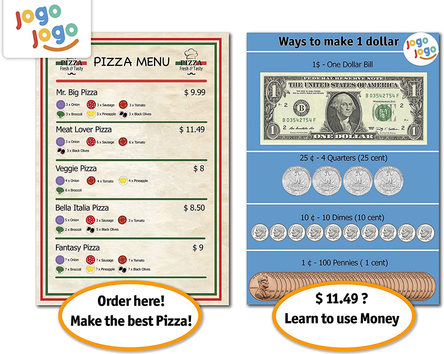 Brain Food: Pretend Pizzeria – 121 Piece Wooden Pizza Play Food Set ...