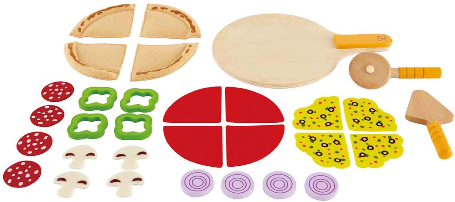 Brain Food: Pretend Pizzeria – Hape Homemade Wooden Pizza Play Kitchen ...