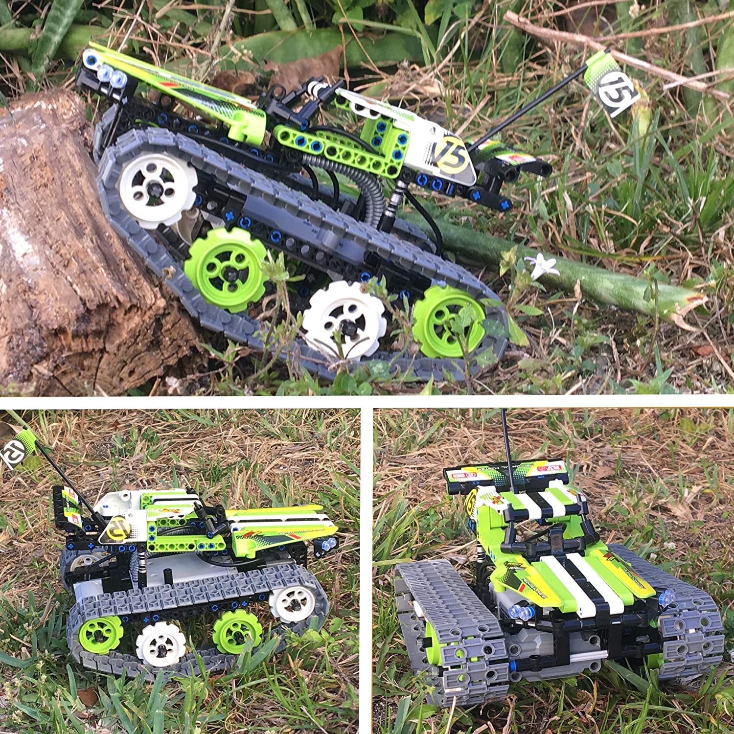 Robotics: RC STEM Engineering Kit Builds Tracked Car / Robot / Tank ...