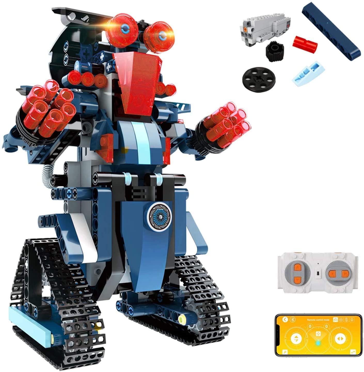 Robotics: Aukfa Building Blocks RC Robot App Controlled Toy – SPG ...