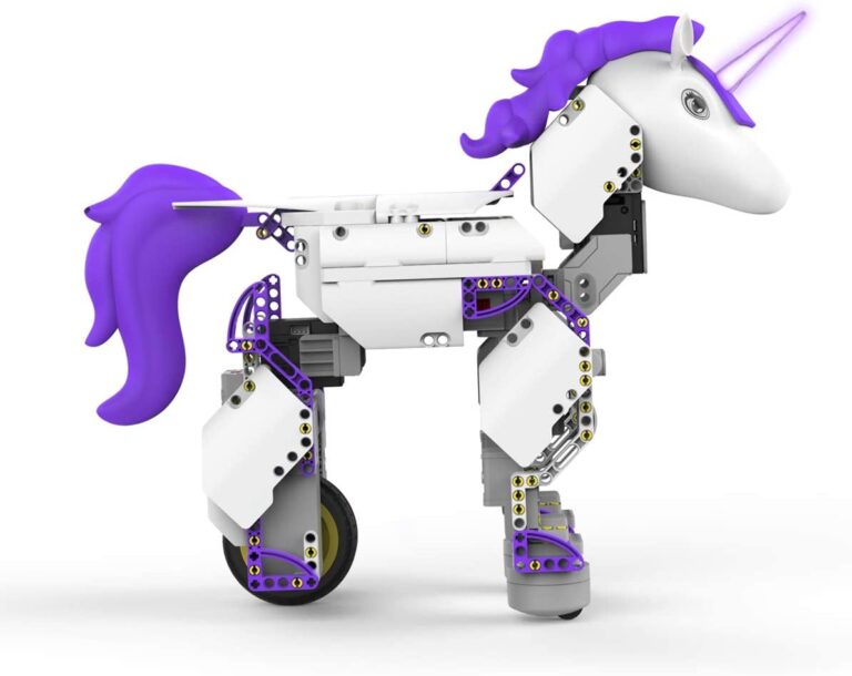Robotics: UBTECH Mythical Series – Unicornbot Kit – App-Enabled Building & Coding Stem Learning ...