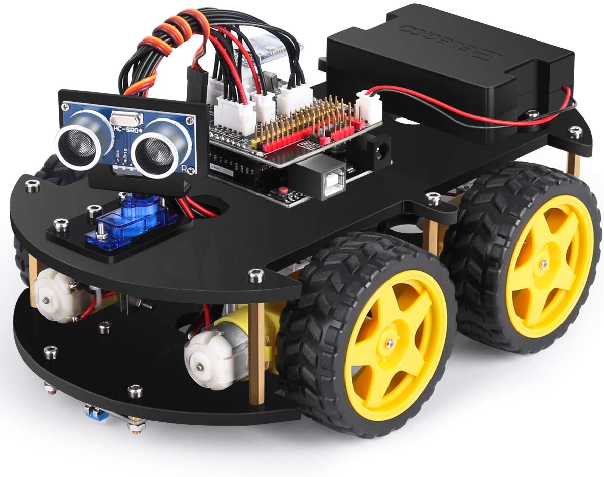 Robotics: ELEGOO UNO R3 Project Smart Robot Car Kit V 3.0 Plus with UNO ...