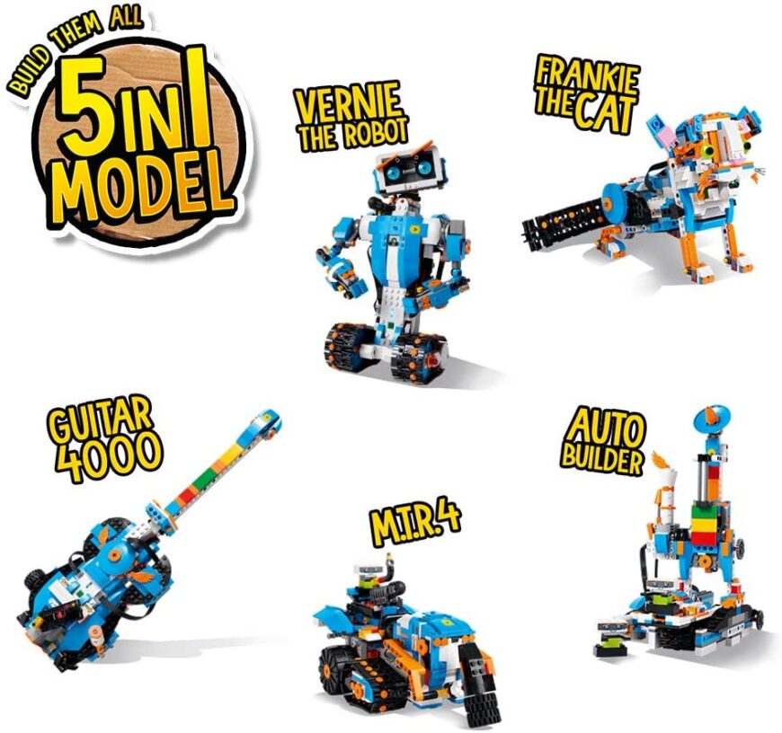 Robotics: LEGO Boost Creative Toolbox 17101 Fun Robot Building Set and ...