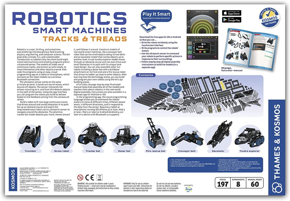 Robotics: Thames & Kosmos – Robotics Smart Machines – Tracks & Treads ...