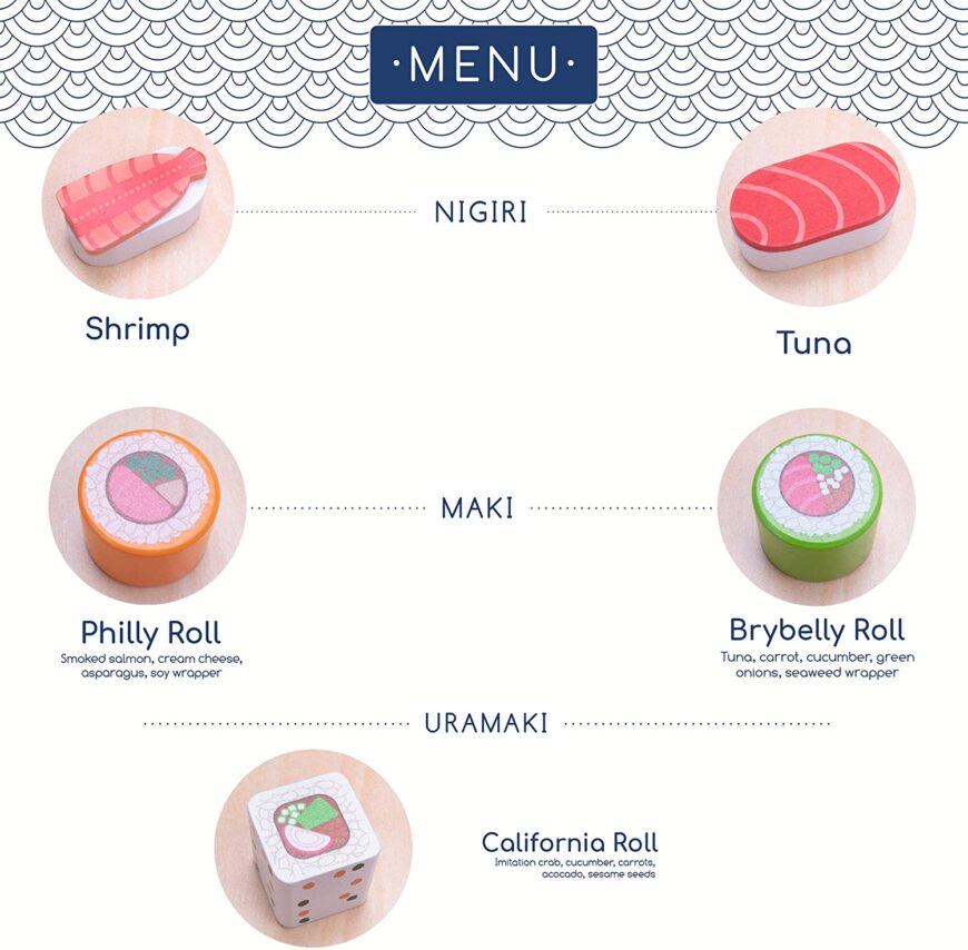 Creative Play Kitchen Fun: Imagination Generation I Love Sushi | 14 ...