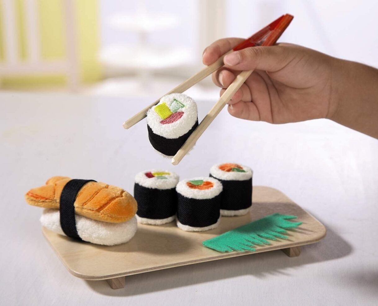 Creative Play Kitchen Fun: HABA Biofino Sushi Soft Play Food 10 Piece ...