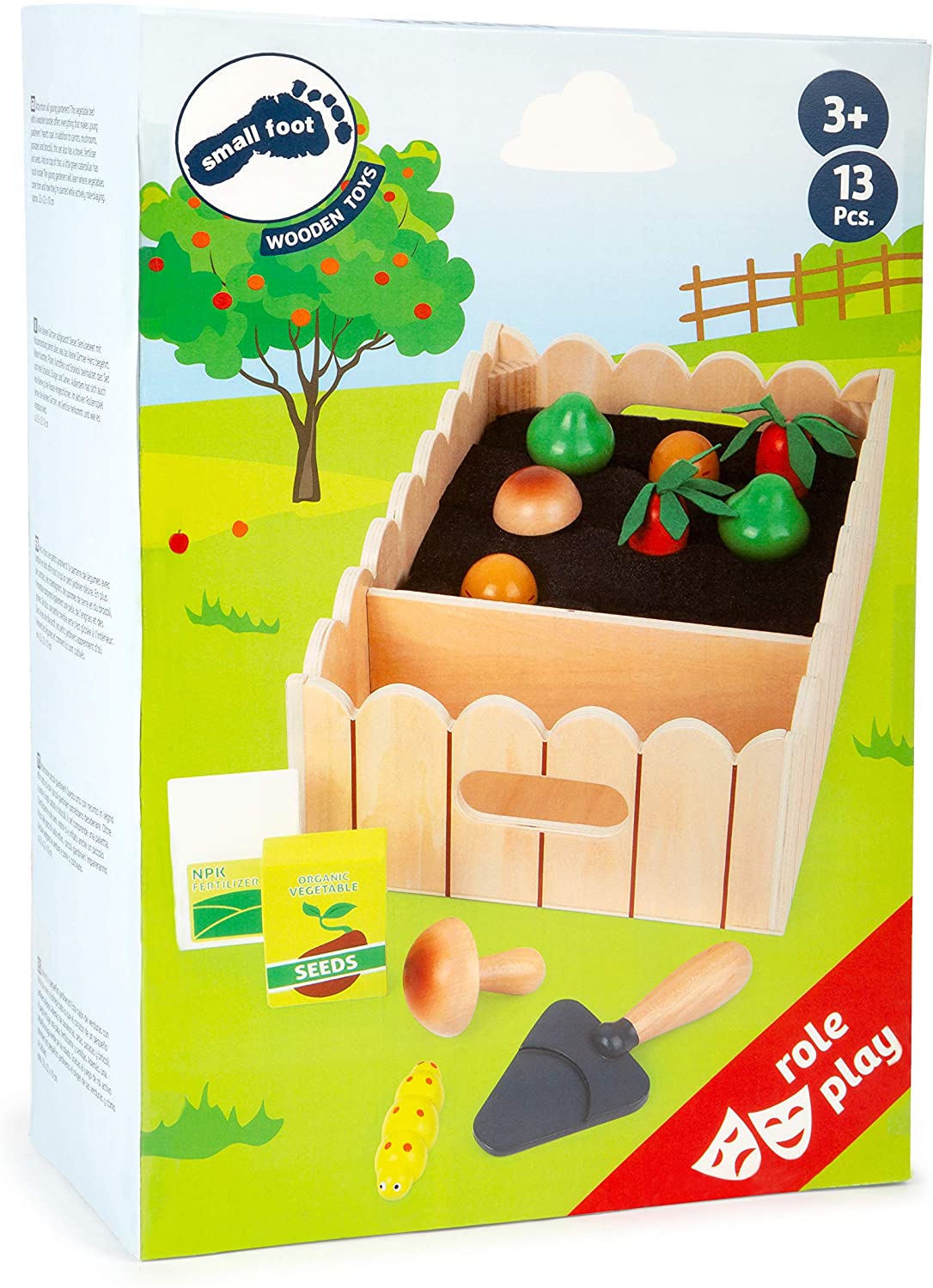 Life’s a Garden Dig It: Small Foot Wooden Toys Vegetable Garden Playset ...