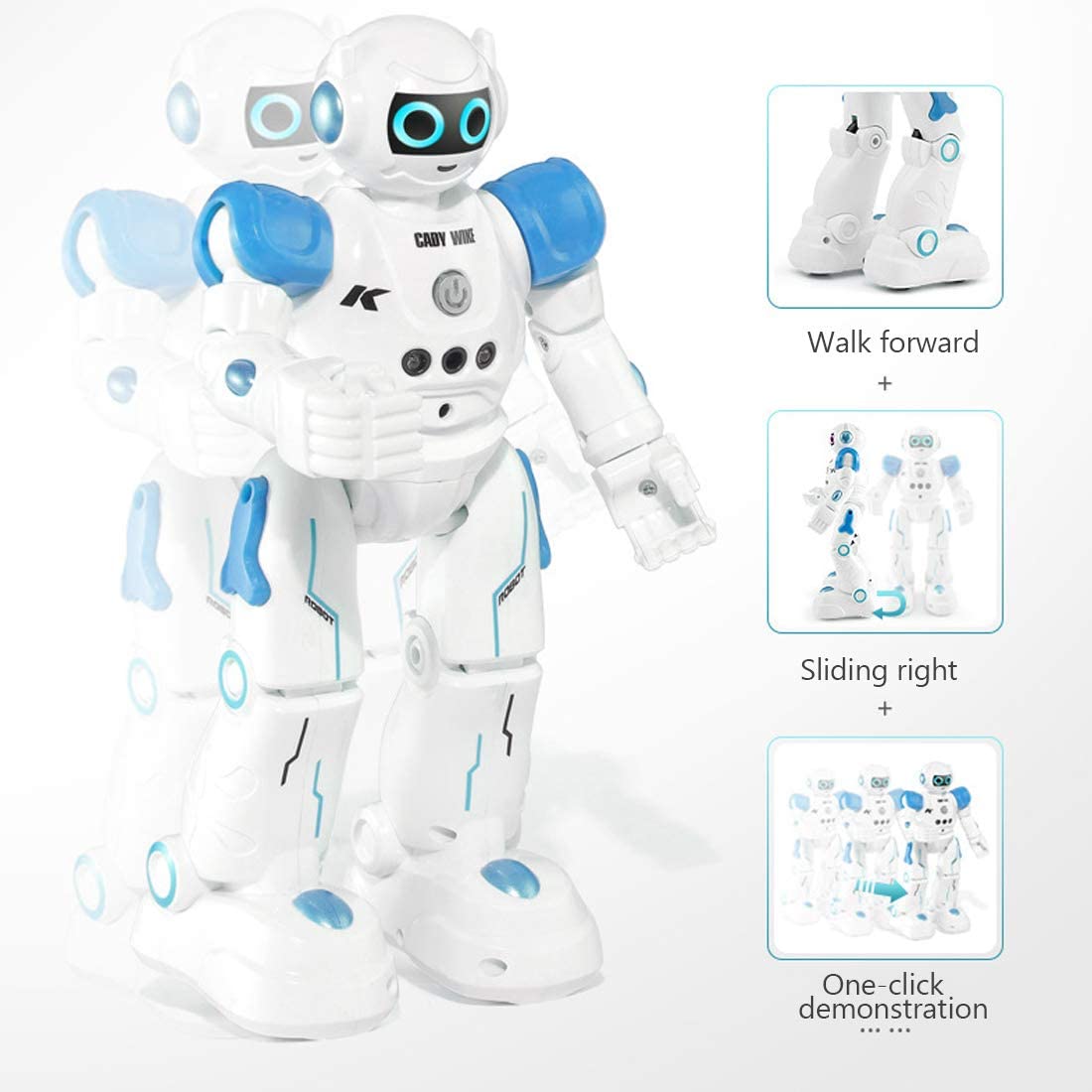 Robotics: RC Robot for Kids – Programmable Music, Lights, Walking ...