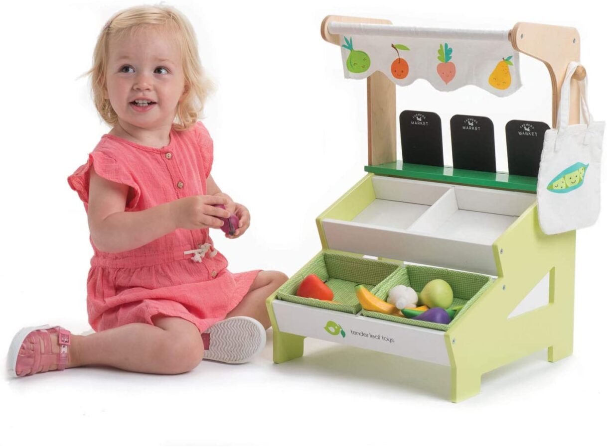 Hip Kids Food, Farm, and Fun: Tender Leaf Toys Farmer’s Market Stall ...