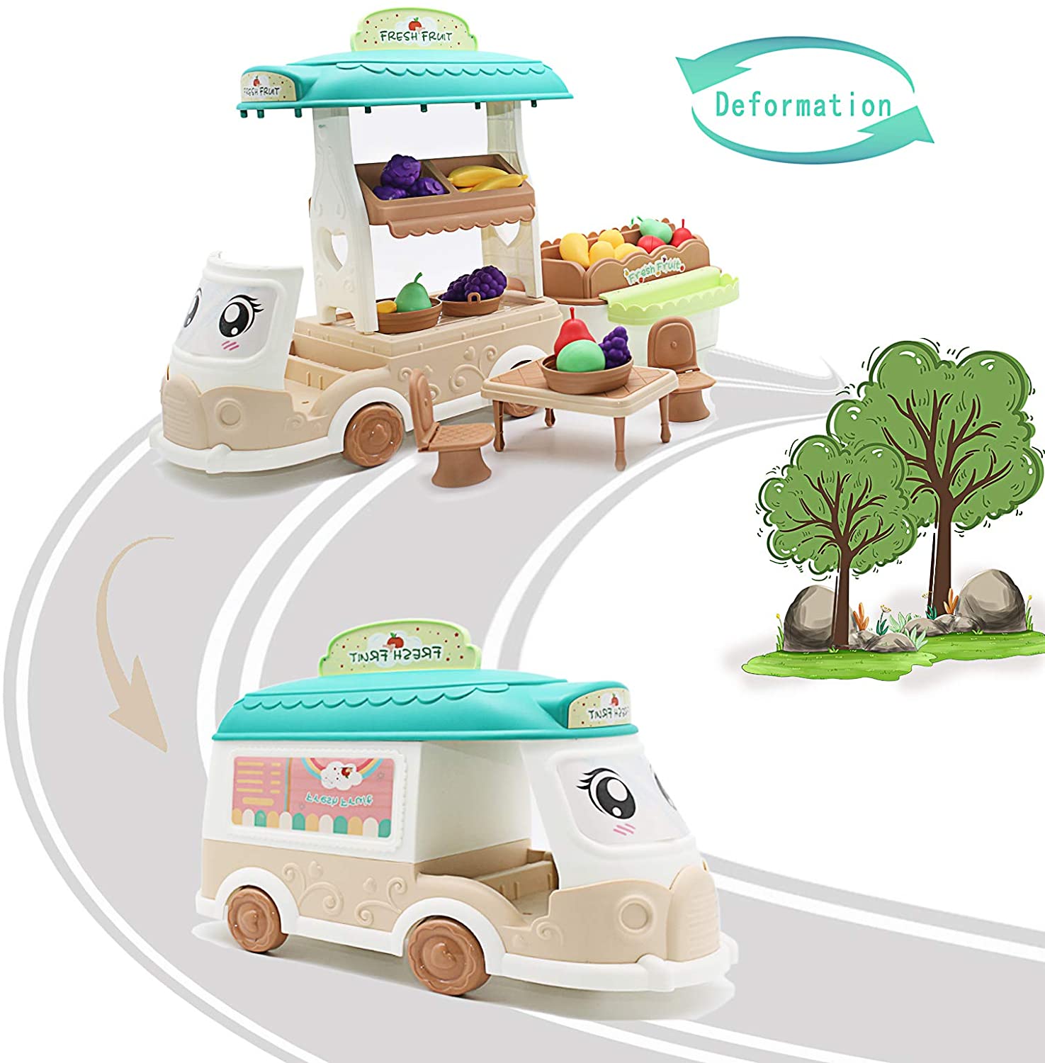 Hip Kids Food, Farm, and Fun: Mobile Farmers Market Fruit Stand Food ...