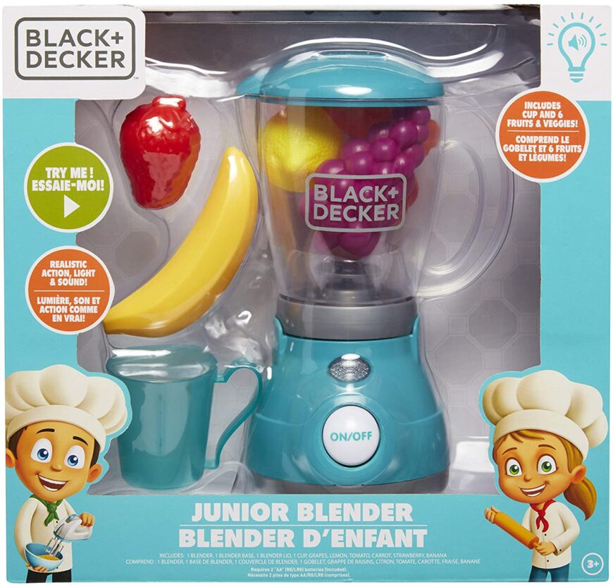 Smooth Moves: BLACK+DECKER Junior Blender Pretend Kitchen Appliance for ...