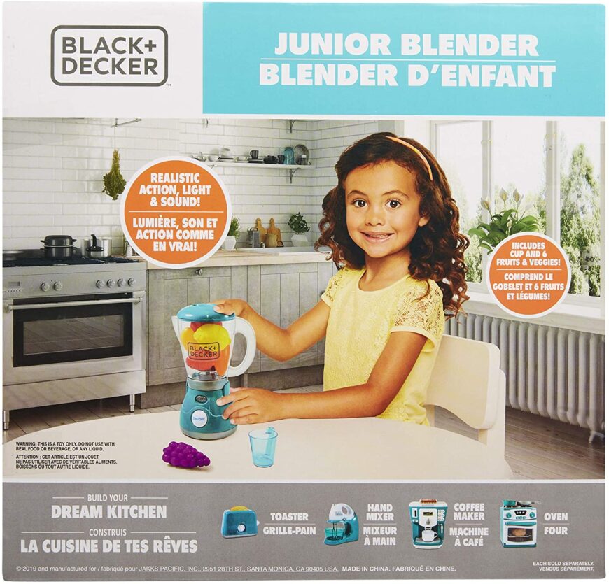 Smooth Moves: BLACK+DECKER Junior Blender Pretend Kitchen Appliance for ...