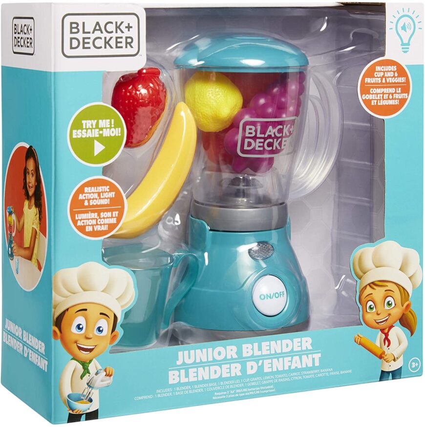 Smooth Moves: BLACK+DECKER Junior Blender Pretend Kitchen Appliance for ...