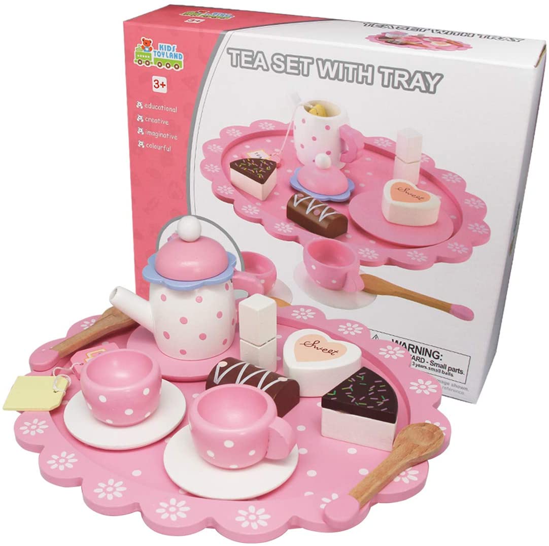 Tea Party Hard: Pink Wooden Tea Party Play Set – SPG Family Adventure ...