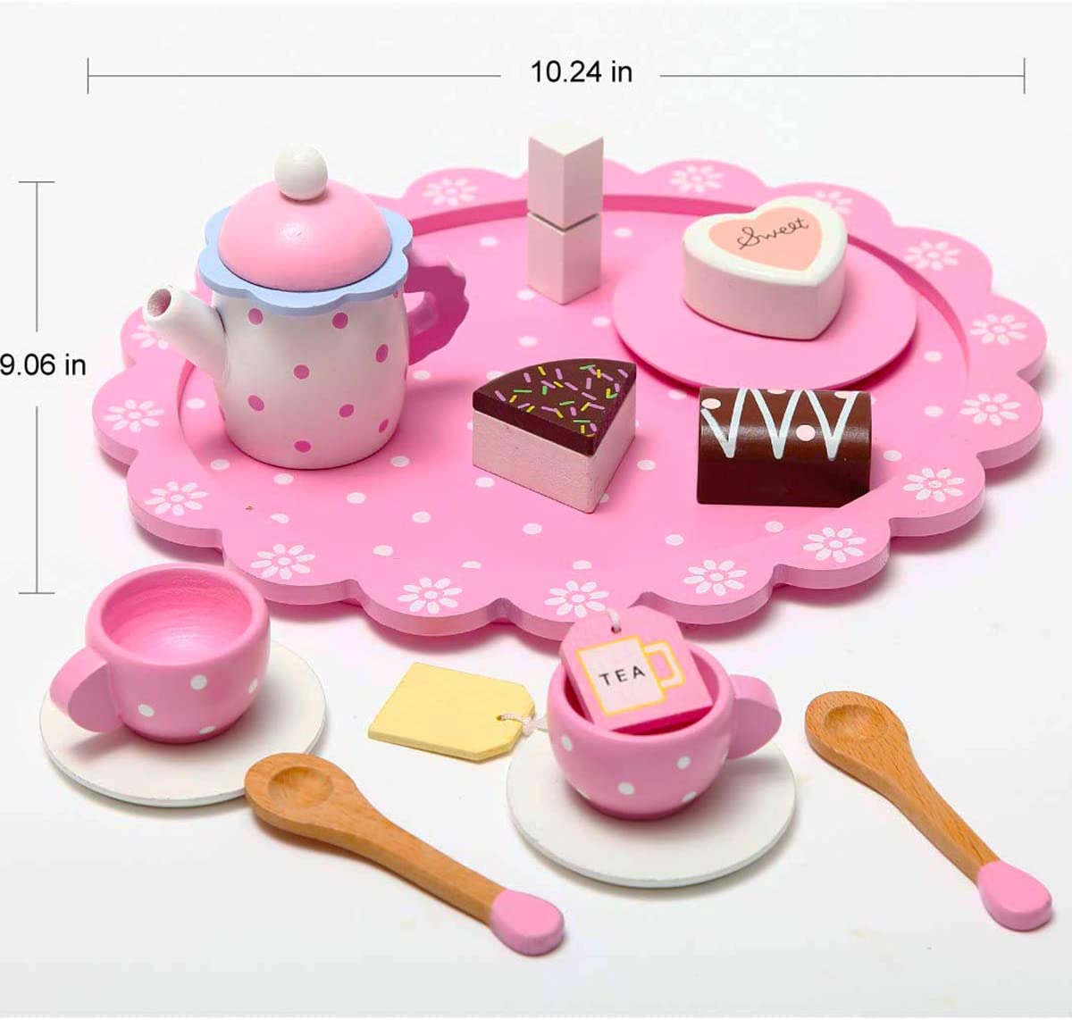 Tea Party Hard: Pink Wooden Tea Party Play Set – SPG Family Adventure ...