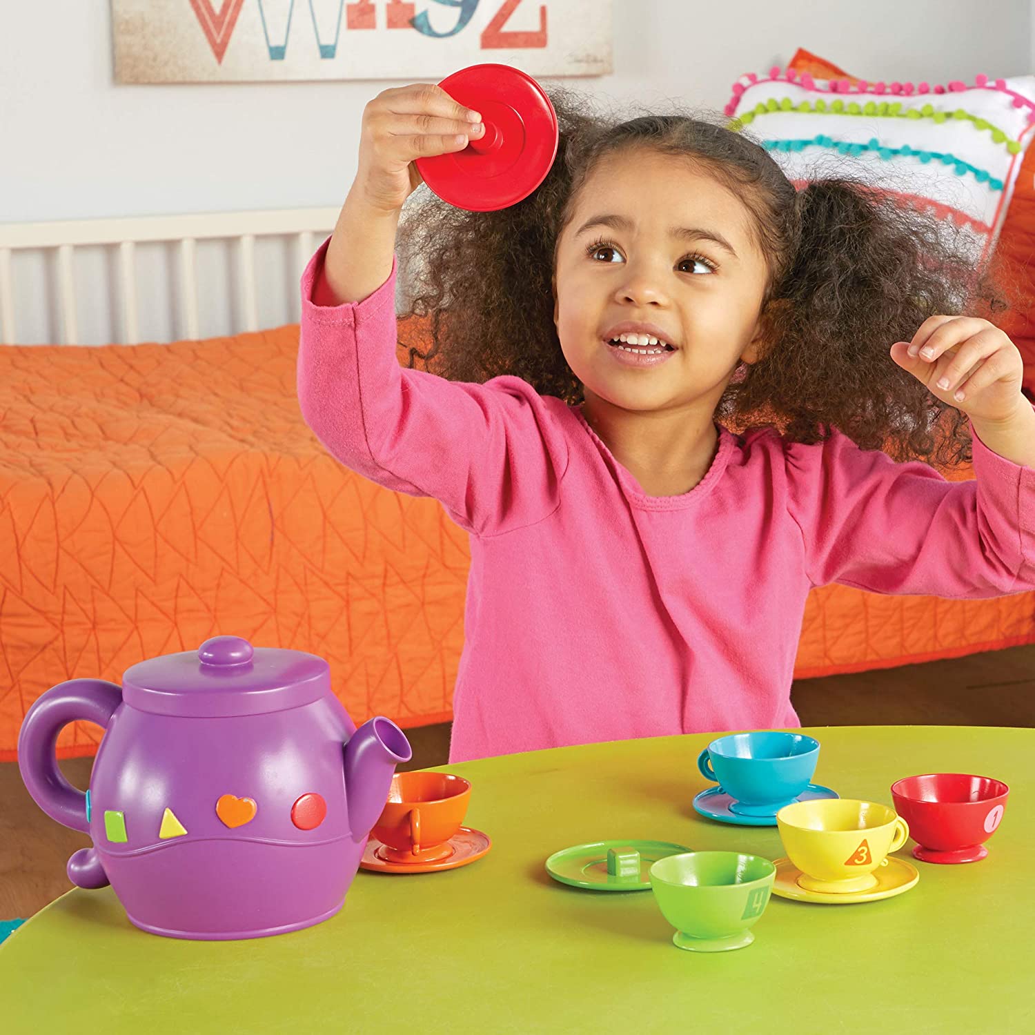 Tea Party Hard: Learning Resources Serving Shapes Tea Set – Color ...
