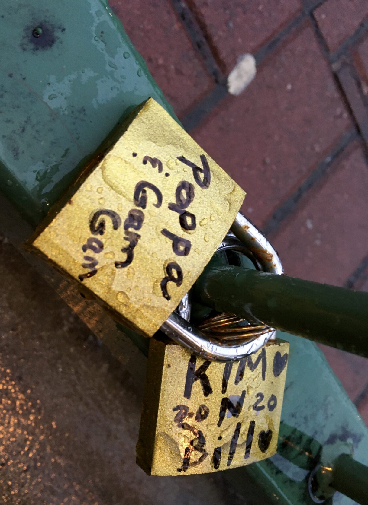 Love Locks on the Chattahoochee River – Helen, Georgia – 02/12/2021 ...