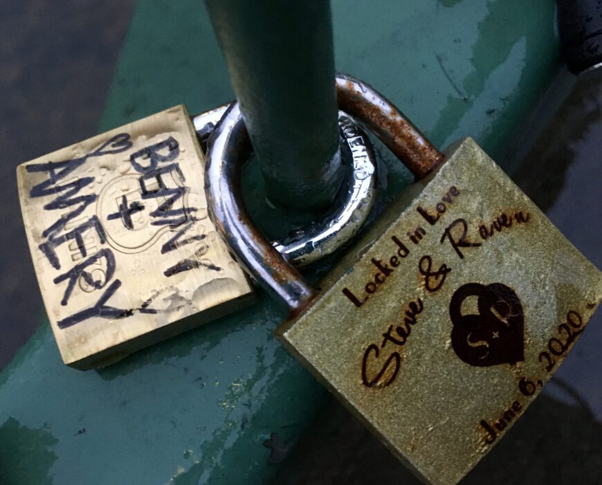 Love Locks on the Chattahoochee River – Helen, Georgia – 02/12/2021 ...
