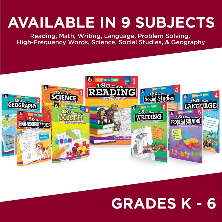 SCIENCE: 180 Days of Science: Grade 6 – Daily Science Workbook – SPG ...