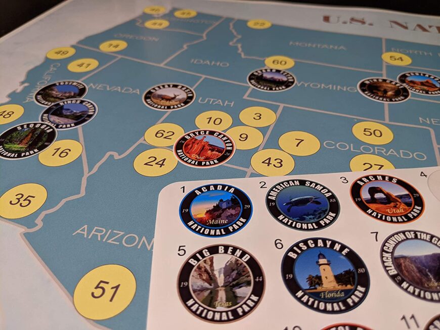 Collection of 63 Stickers Set – All US National Parks and Large Size ...