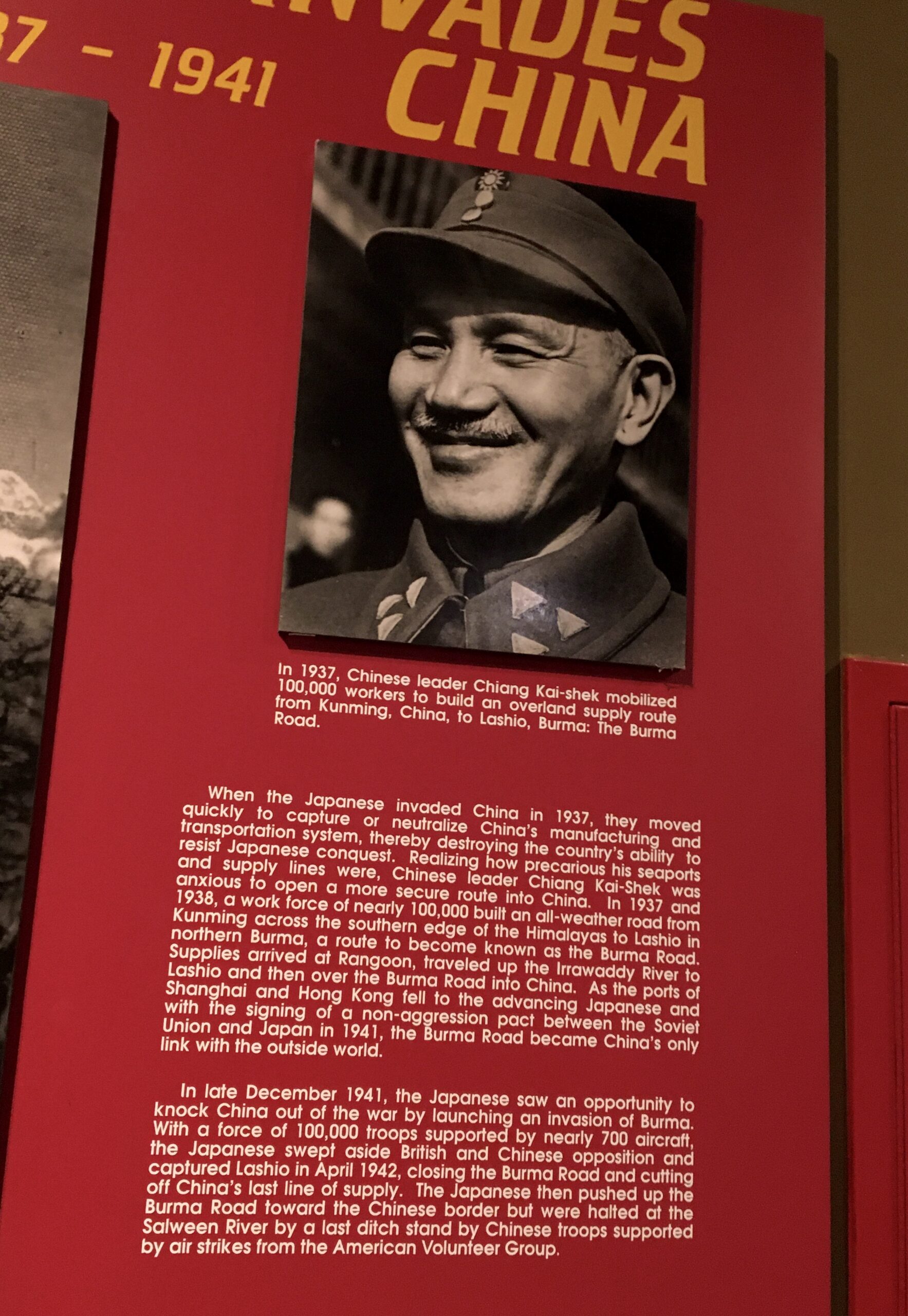 Museum of Aviation – Flying the Hump WWII / Brigadier General Robert ...
