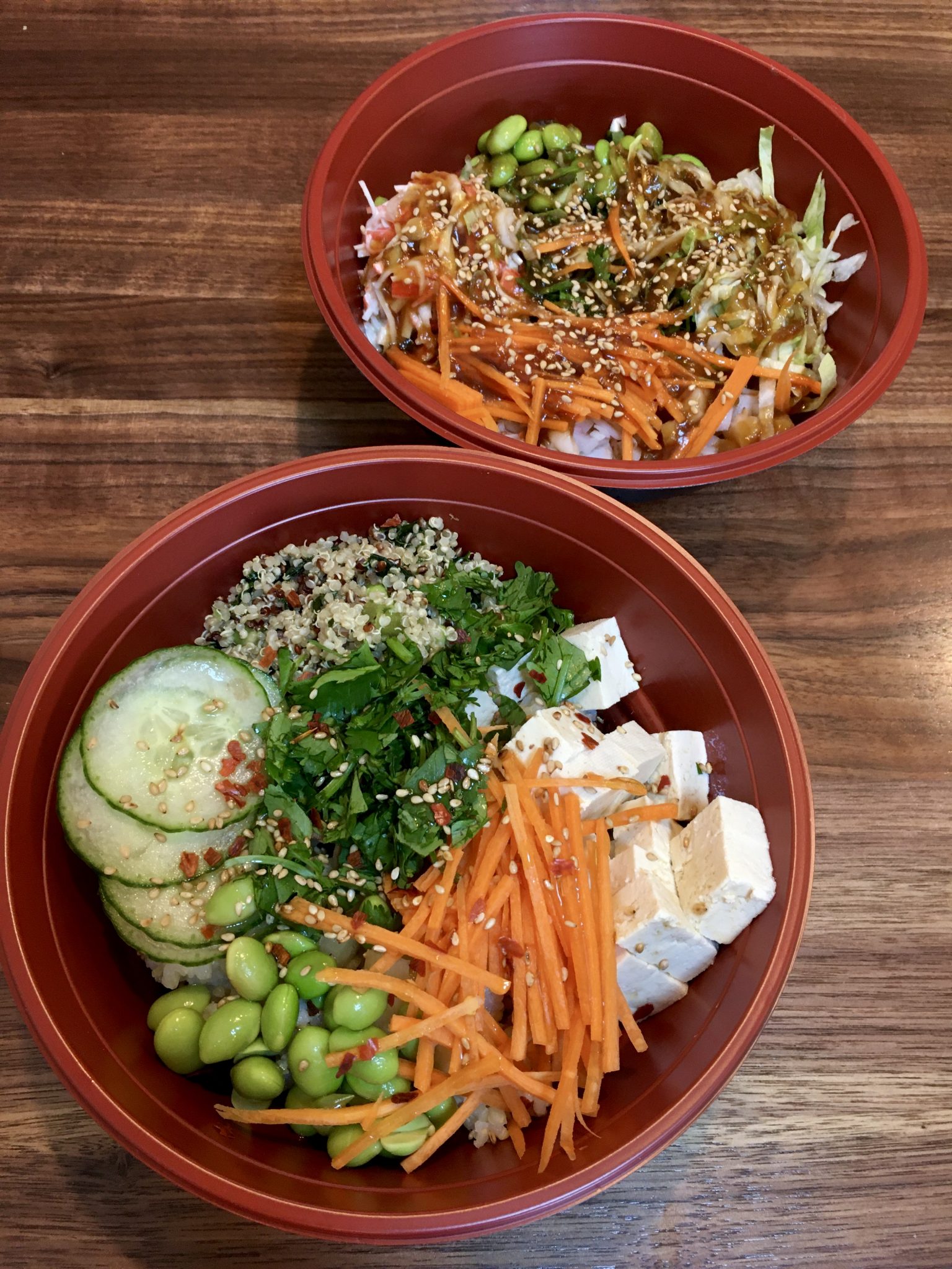 Crab and Tofu Poke Bowls from Poke Sun at Banks Food Hall – Columbus ...